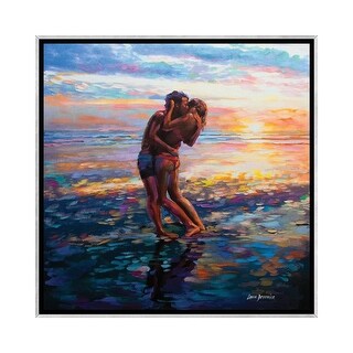iCanvas "Kiss Me Again" by Leon Devenice Framed - Bed Bath & Beyond - 37648035